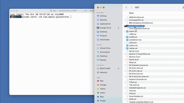 Screenshots and Video: How to safely enable VST, VST3 and AU Plugins in macOS. De-quarantine a ...